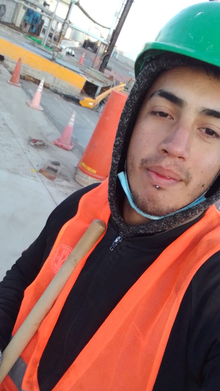 La constructora Enobra contrató a Jonathan Sosa Silva, de 20 años, que ...